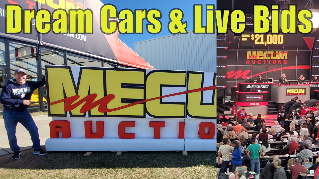 First-Time Exploring Mecum Auction Kissimmee | Muscle Cars | LIVE ...
