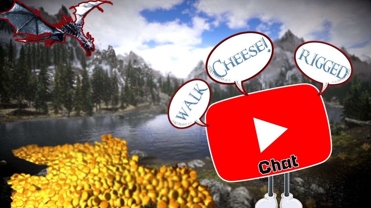 YouTube Chat Plays Skyrim (mods test) - YouTube