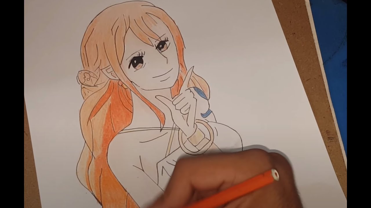 How to draw Nami |One Piece| |step by step| - YouTube