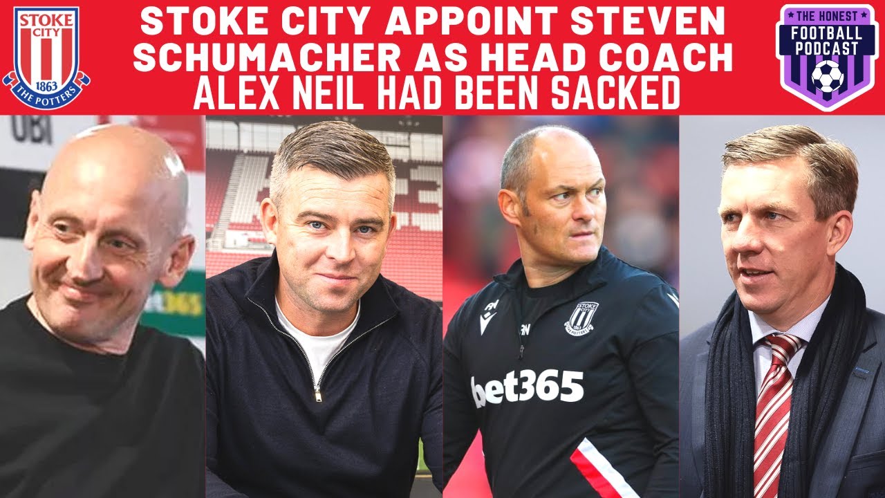 STOKE CITY APPOINT STEVEN SCHUMACHER AS HEAD COACH | ALEX NEIL SACKED ...
