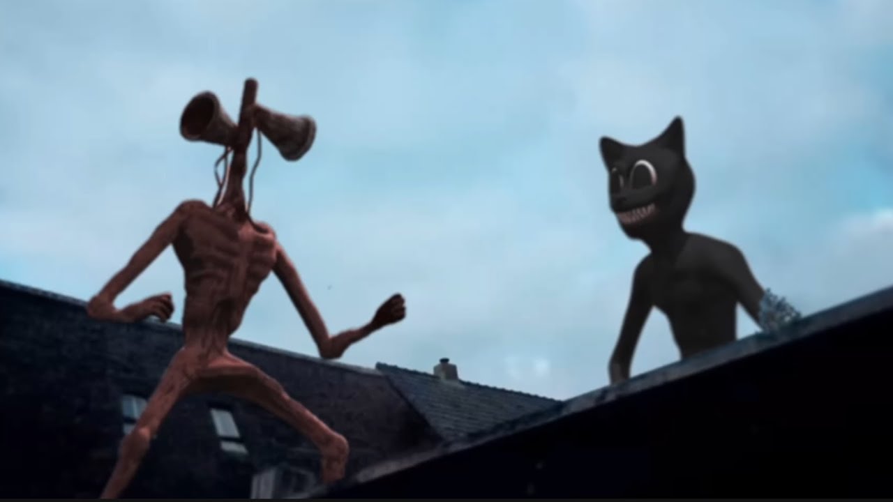 Siren Head Vs Cartoon Cat (Horror Skunx Remake Credits to @Kapider22) - YouTube