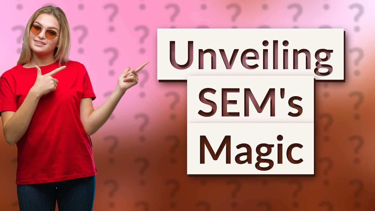 How Does a Scanning Electron Microscope (SEM) Work? - YouTube