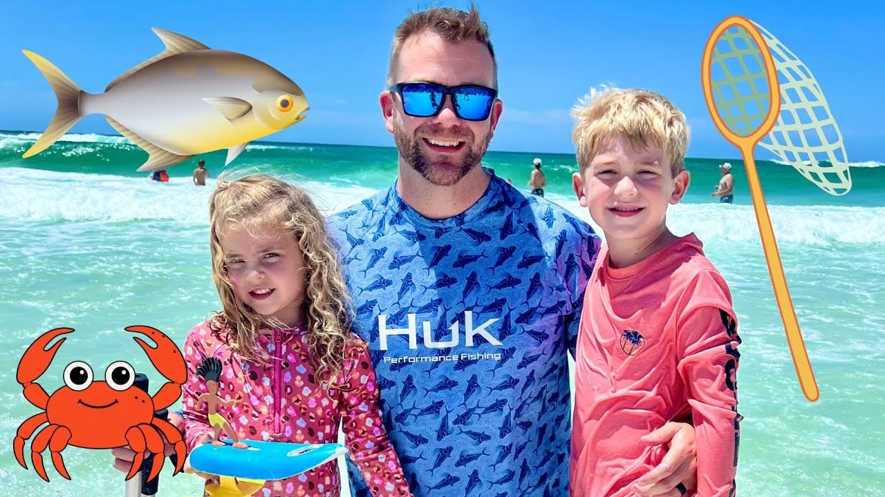 Looking for Crabs and Critters at the Beach - YouTube