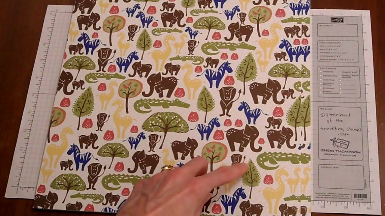 Tall Tales Designer Series Paper from Stampin' Up! - YouTube