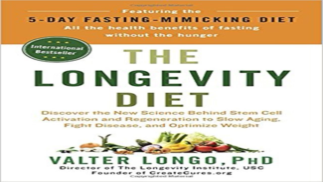 The Longevity Diet:By Valter Longo - YouTube
