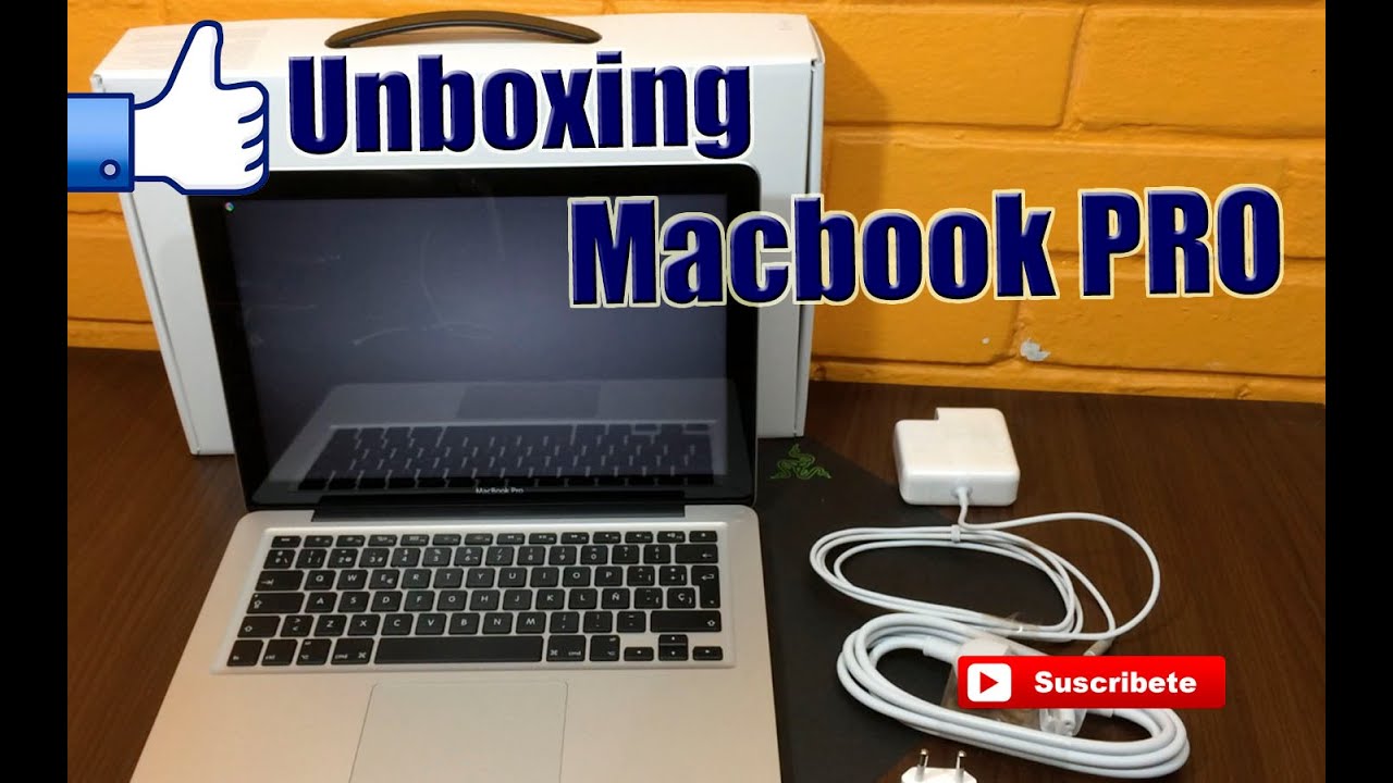 Unboxing macbook pro (mi primer mac) - YouTube