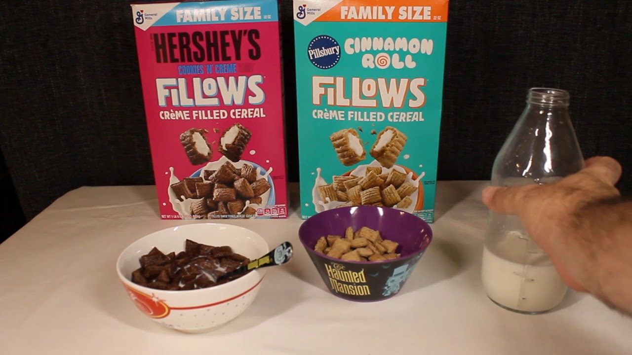19: Breakfast Time: Fillows Creme Filled Cereals - YouTube