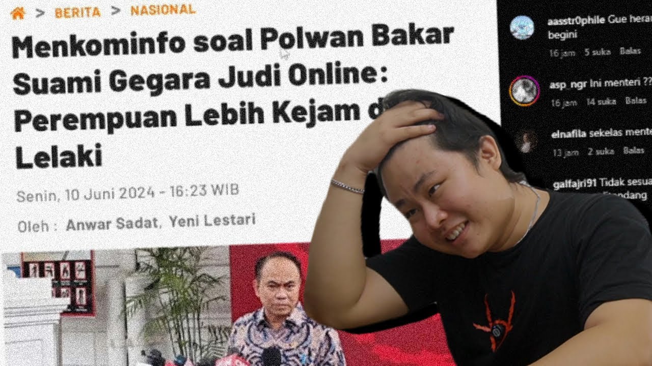 KETIKA MENTERI YANG GAK KERJA MALAH MENGKAMBING HITAMKAN WANITA!~ - YouTube