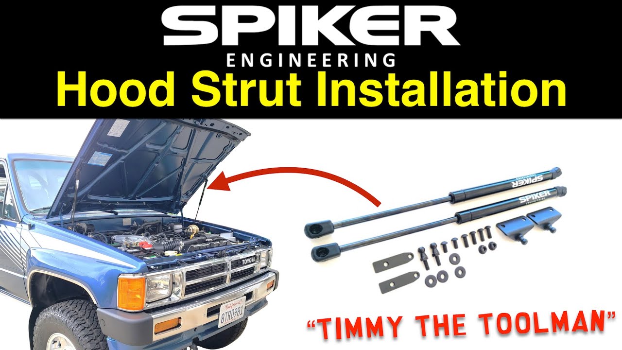 Spiker Engineering Hood Strut Install (1st Gen Toyota 4runner & 1984 ...