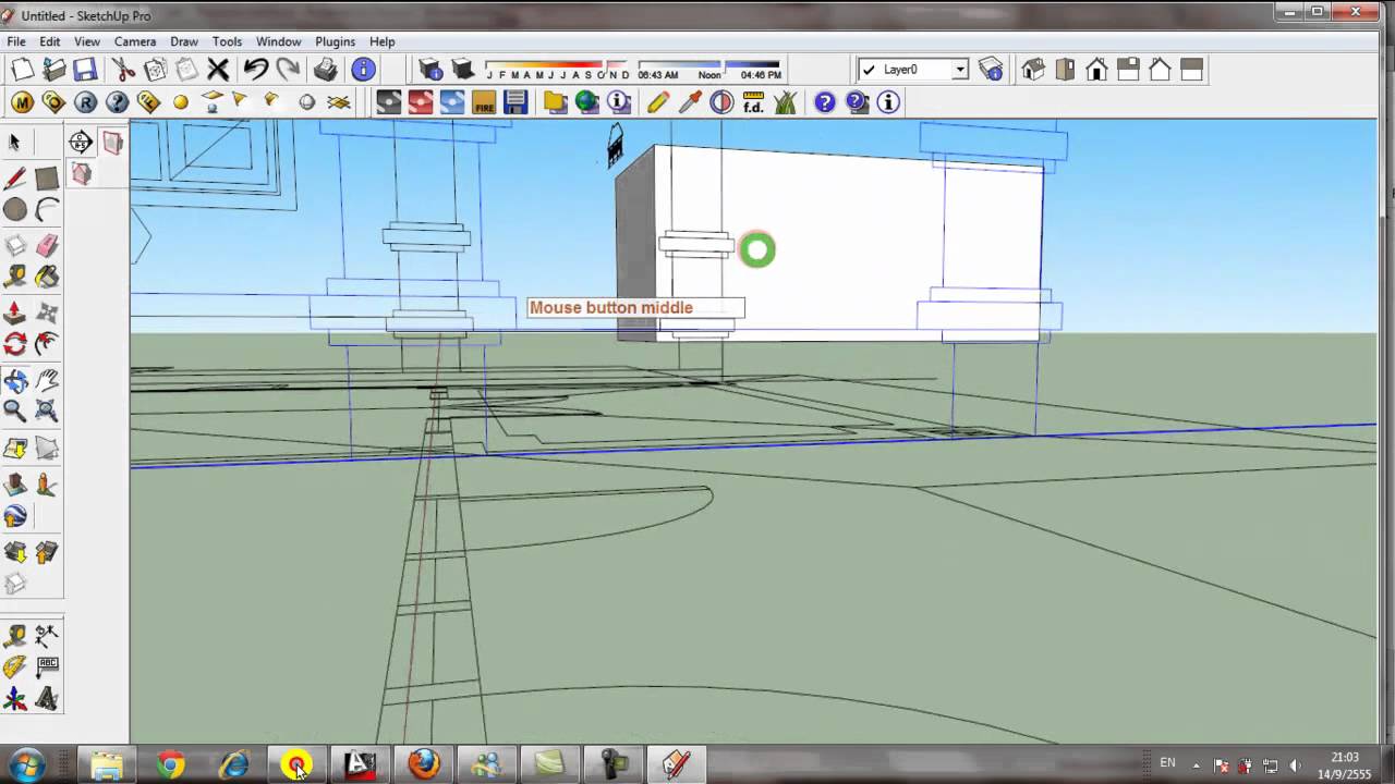 How to begin house 3d sketchup - YouTube