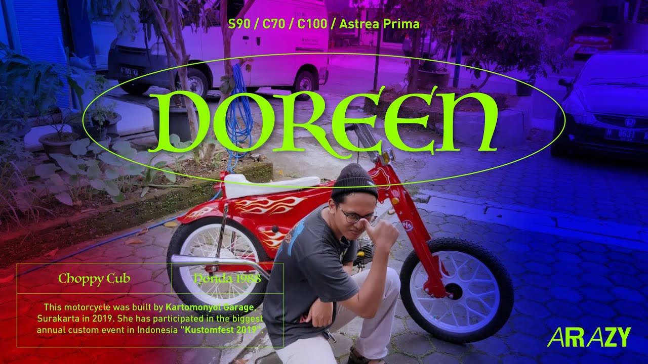 Choppy Cub C70 Bebek Chopper Kustomfest 2019 - YouTube