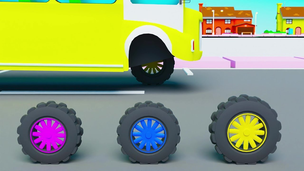 Wheels on the Bus | Nursery Rhyme for Kids | Pilli Go - YouTube