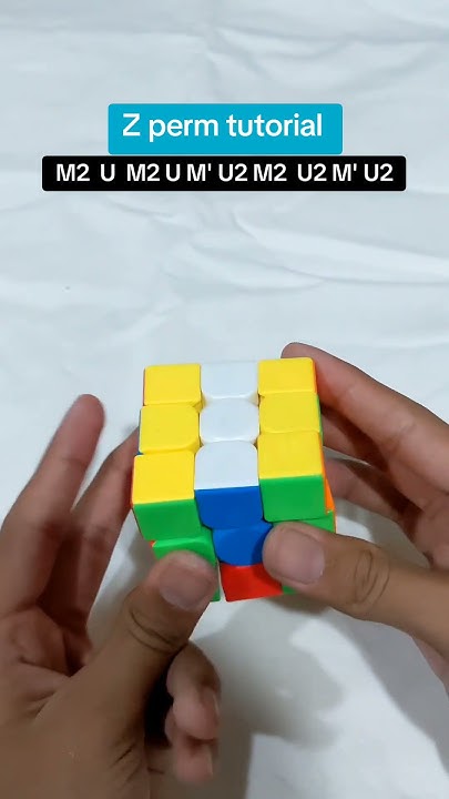 How to solve z perm tutorial #rubik #puzzle #cubing #cubber #rubikscube #rubics #cube #rubicks # ...