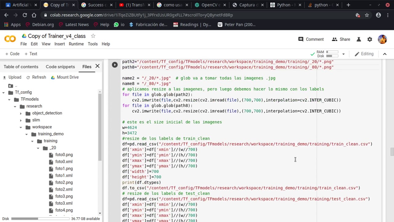 Transfer Learning con Google Colab (Parte 3) - YouTube