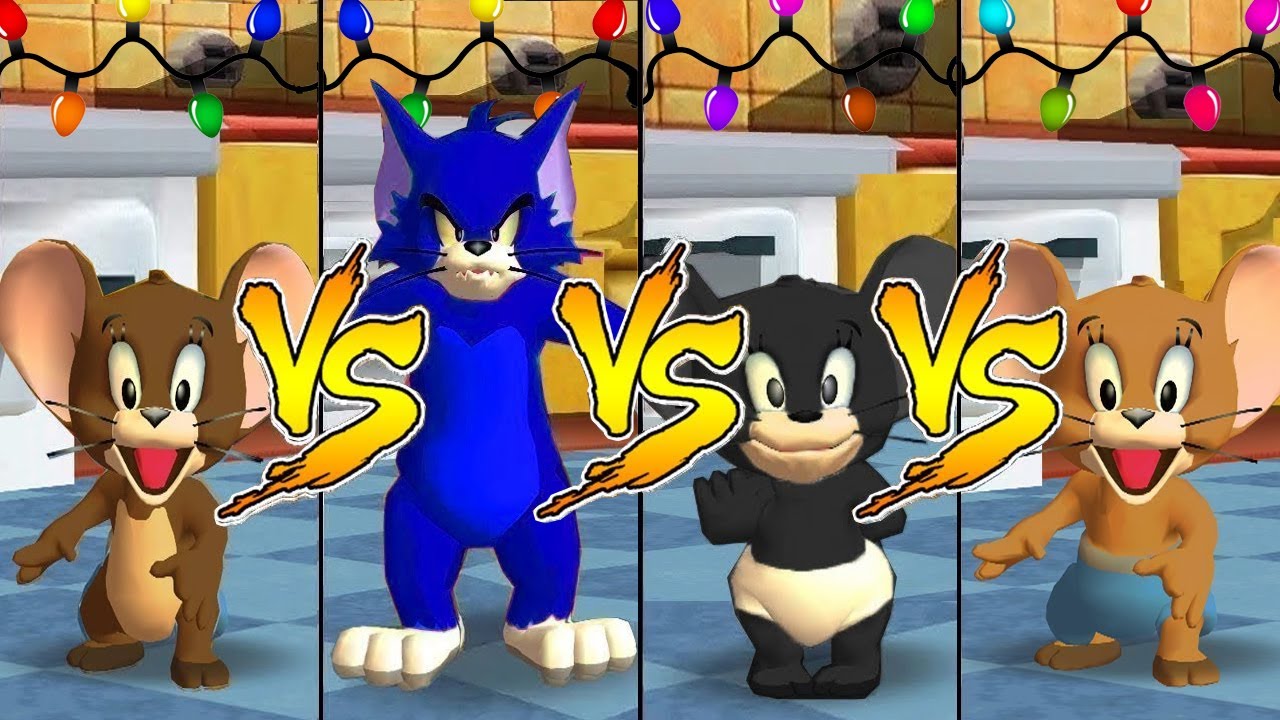 Tom and Jerry in War of the Whiskers Nibbles Vs Jerry Vs Tom Vs Jerry ...