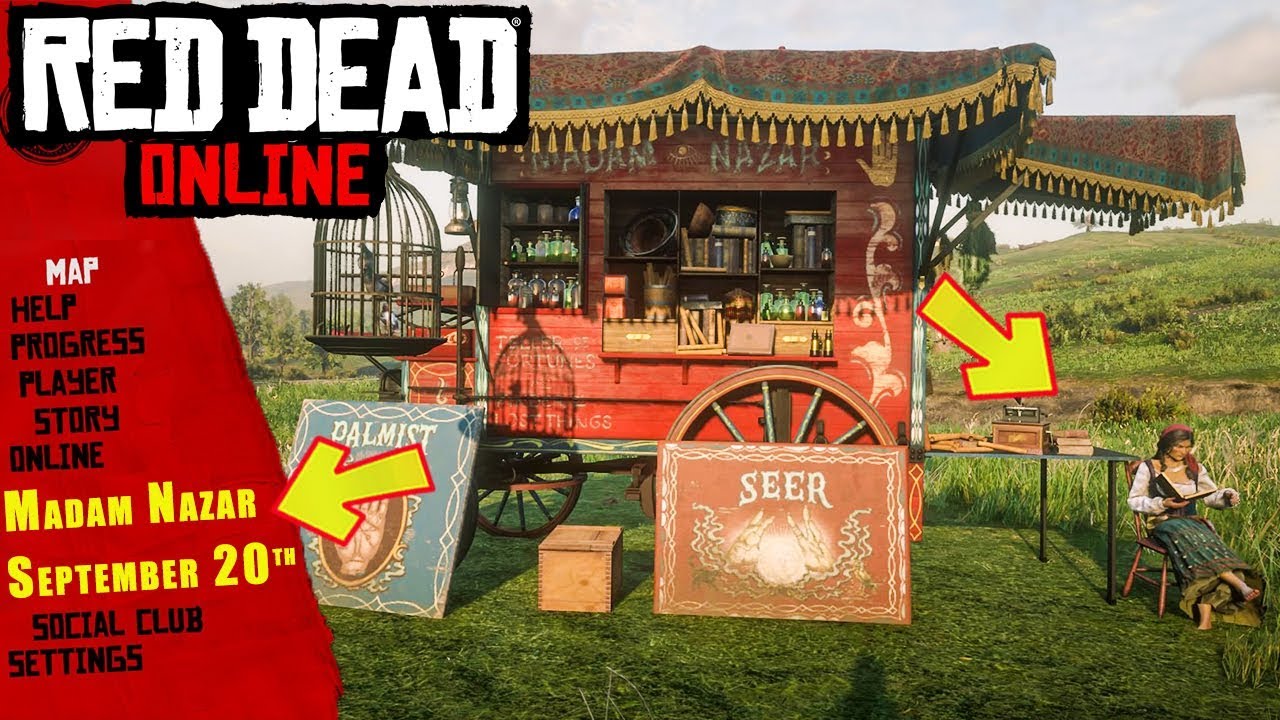 MADAM NAZAR LOCATION FOR SEPTEMBER 20th - EMERALD RANCH - YouTube