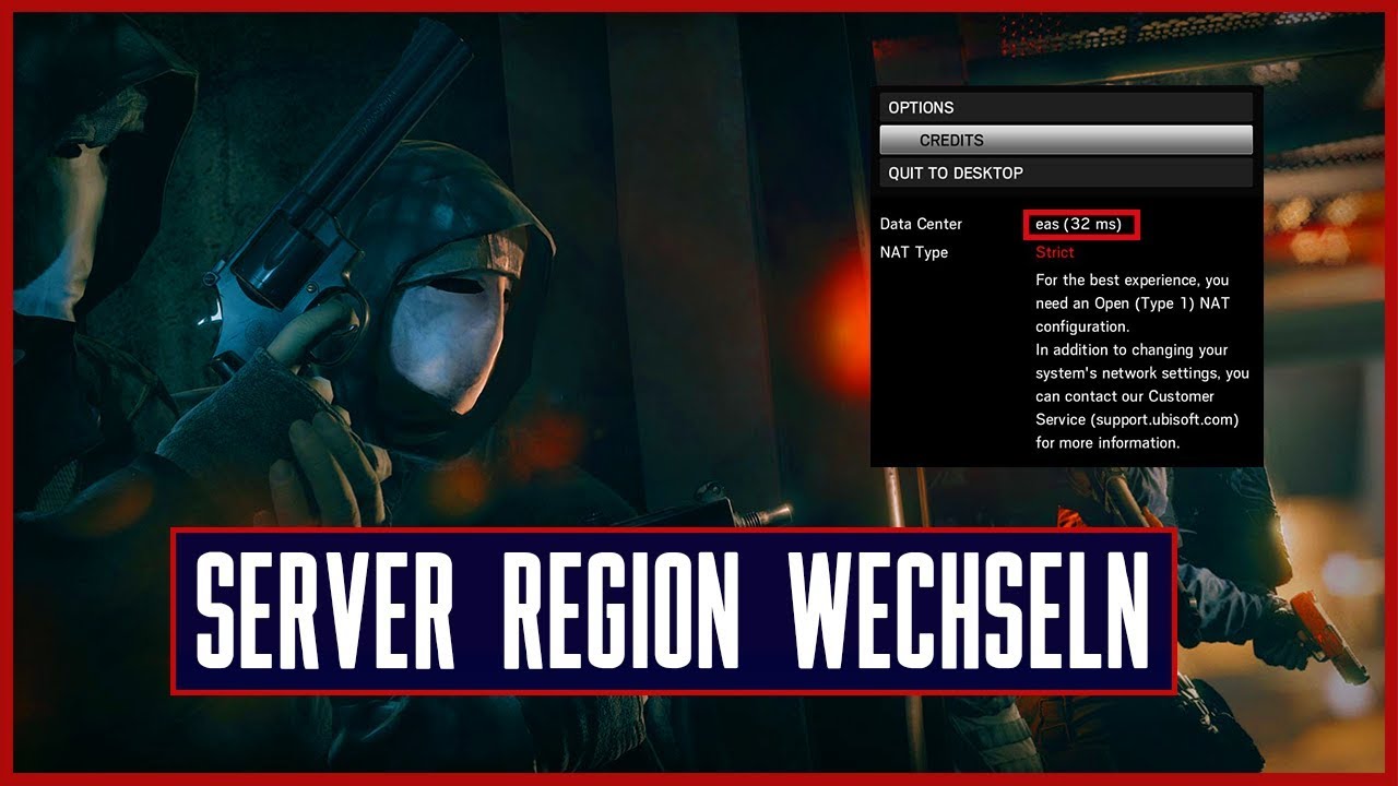 Rainbow Six: Siege SERVER REGION ÄNDERN | Chaostrupp | Deutsch/German ...