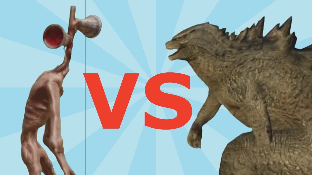 Сиреноголовый против Годзилла! Бой! Siren Head vs. Godzilla! The fight ...
