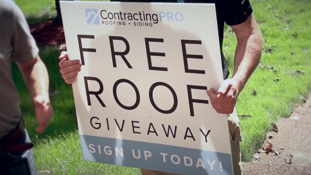 Memphis Roofing Company ContractingPRO + Free Roof Giveaway - YouTube