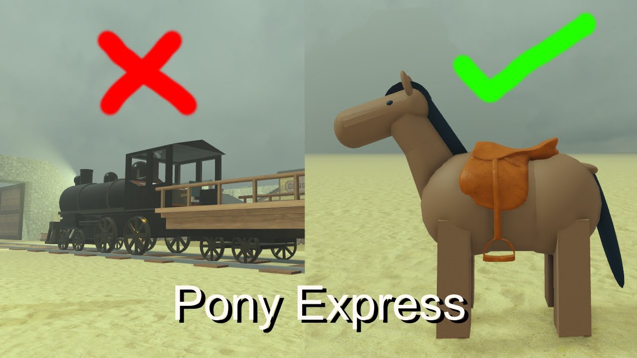 Roblox Dead Rails - Pony Express Challenge - YouTube