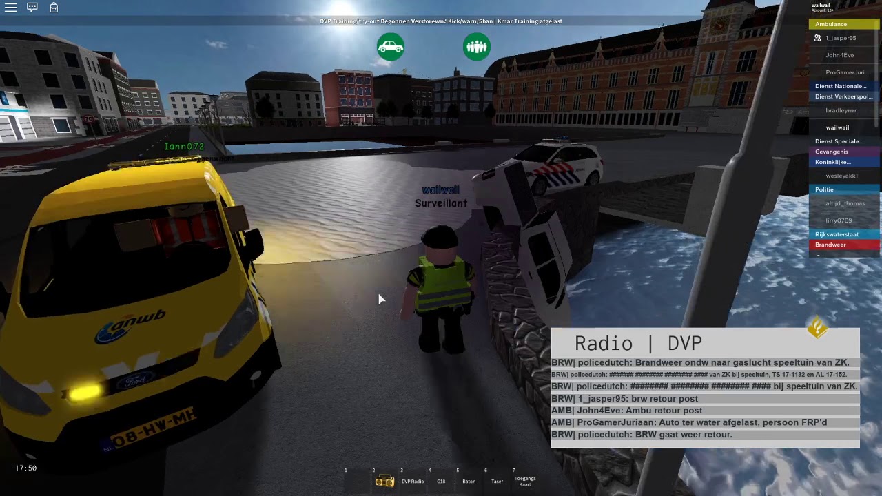Op pad met de DVP Amsterdam Stad V2 Roblox - YouTube