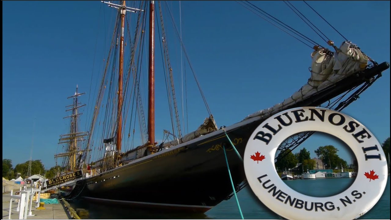 The Bluenose ll visits the Kingsville, Ontario Tall Ships Festival ...