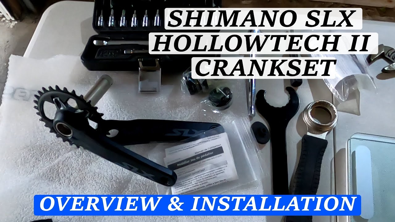 SLX HOLLOWTECH II Crankset & XT Bottom bracket installation - YouTube