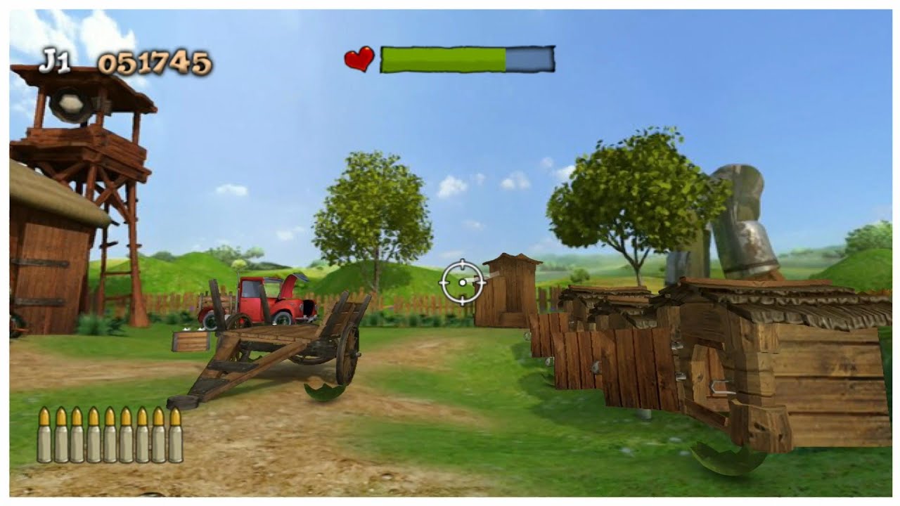 Chicken Riot - Wii - Lightgun - YouTube
