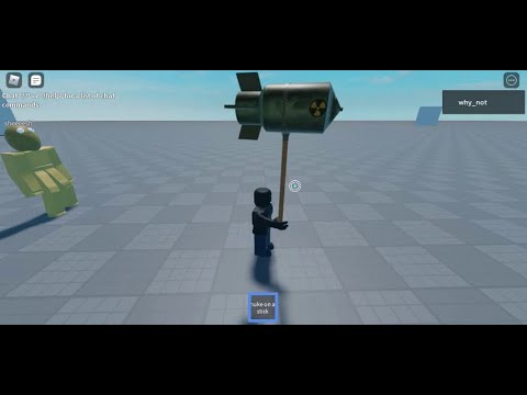 nuke on s stick Roblox - YouTube