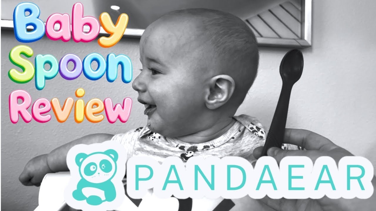 Silicone Baby Feeding Spoon Review | PANDAEAR - YouTube