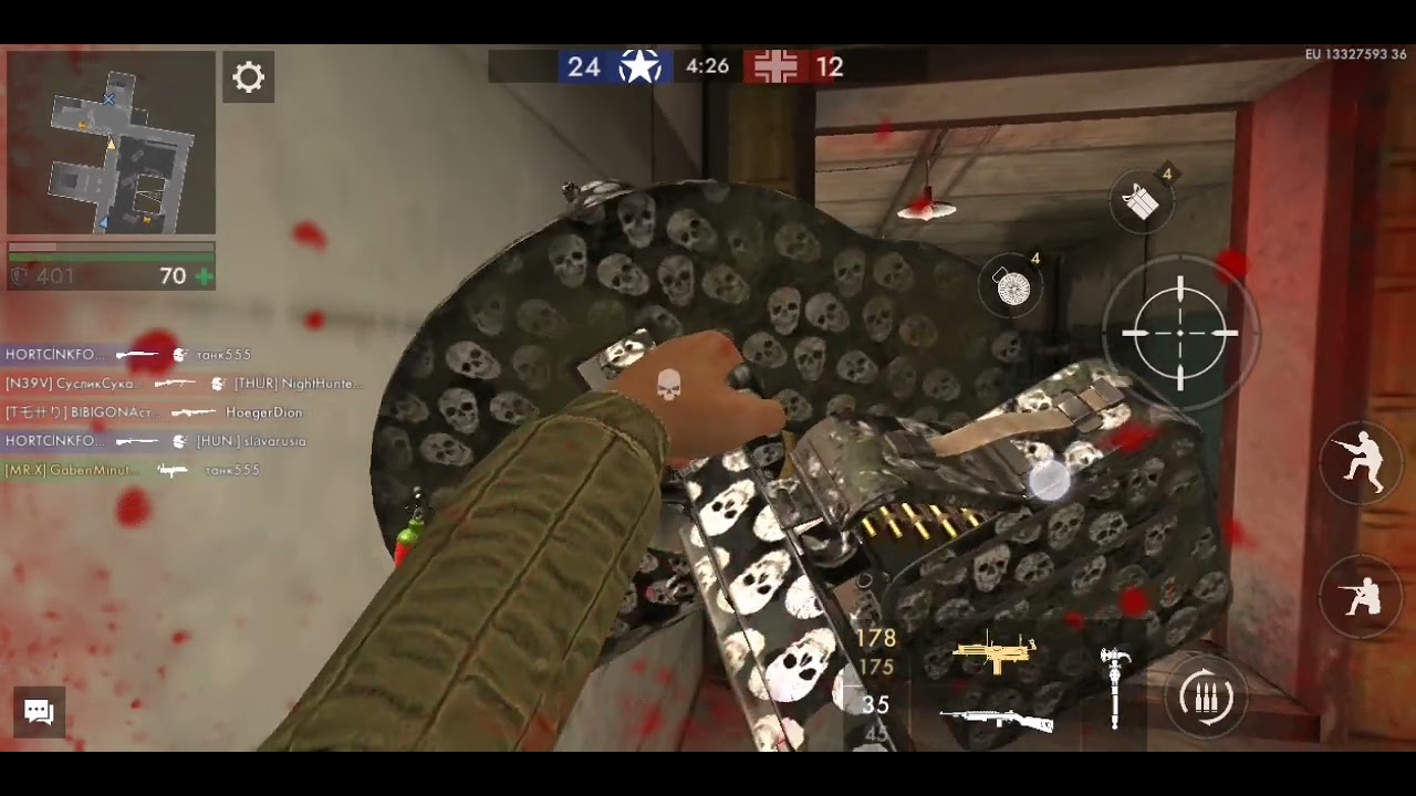 World War Heroes, Maxim Minigun, Team Deathmatch, Submarine base - YouTube