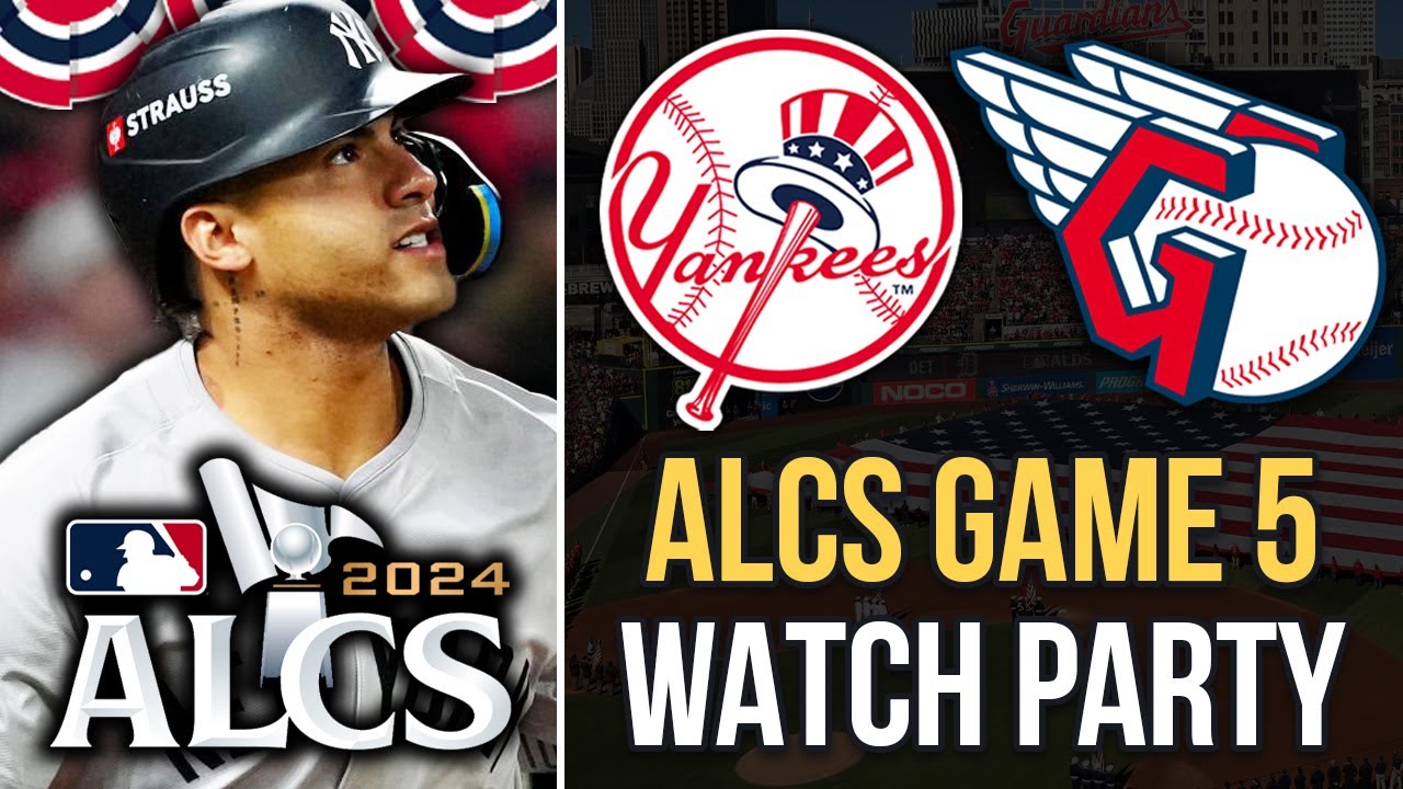 YANKEES @ GUARDIANS WATCH PARTY | ALCS GAME 5 - YouTube