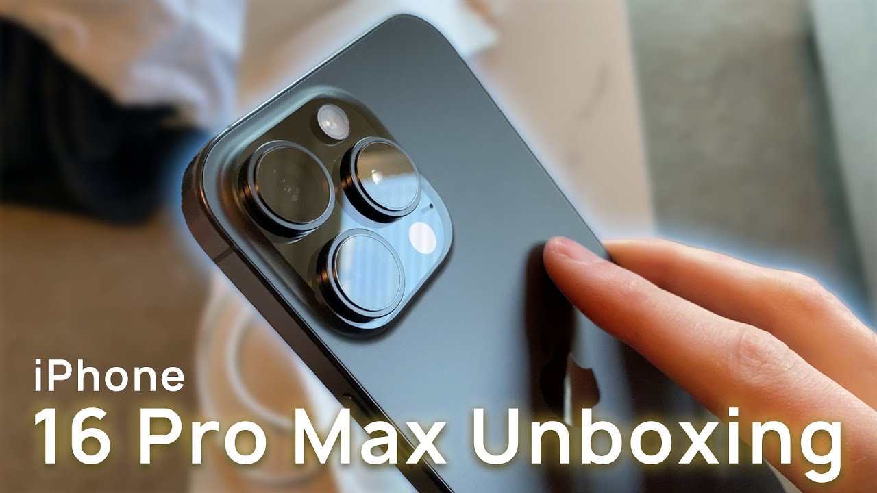 iPhone 16 Pro Max Unboxing Video Edit - YouTube