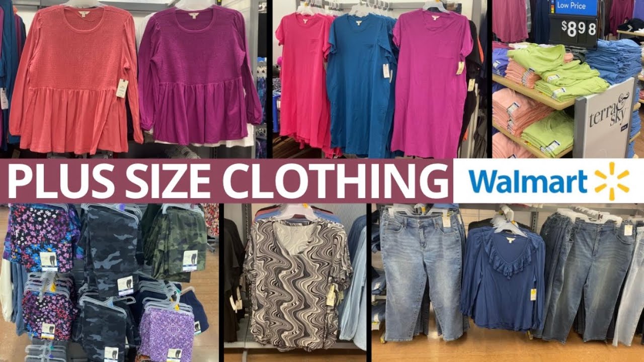 💕WALMART PLUS SIZE CLOTHING‼️WALMART SHOP WITH ME | WALMART PLUS SIZE ...