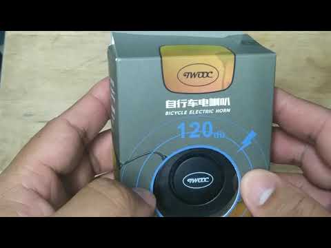 TWOOC Bicycle Electric Horn Review - It So Loud X_X - YouTube