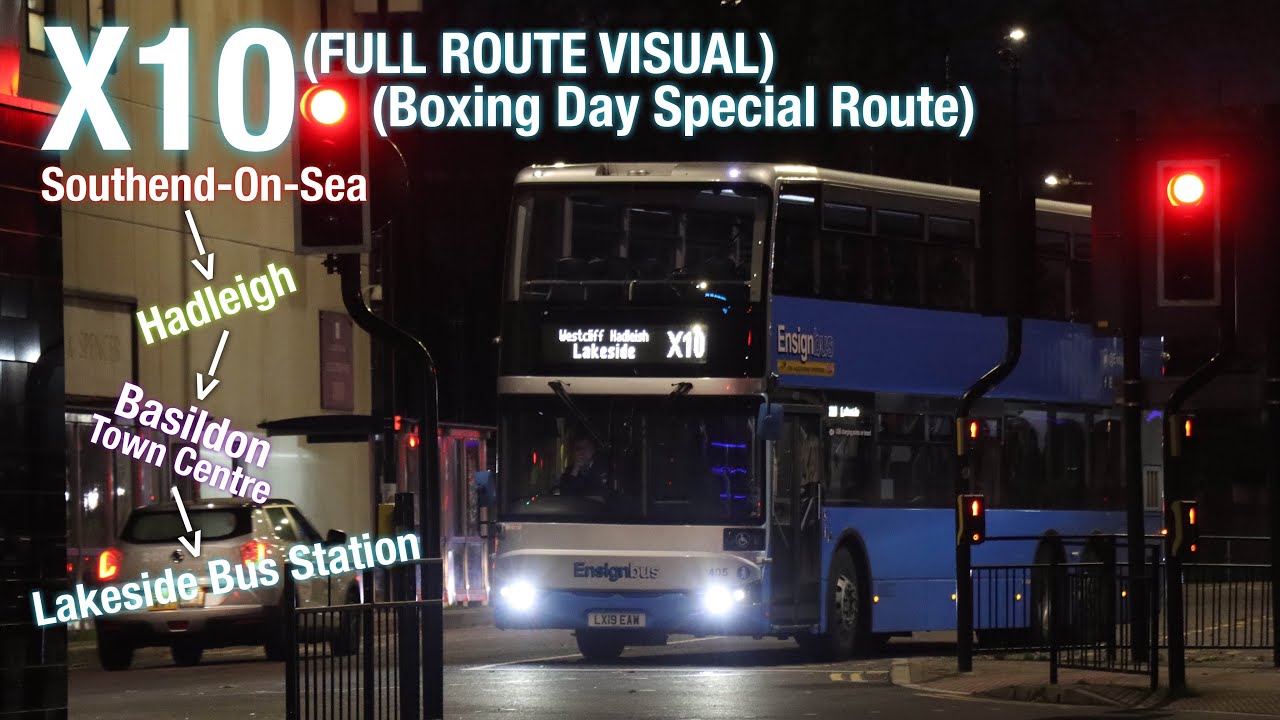 [Boxing Day Special+2022 Last Video][Full Route Visual]Ensignbus X10(To ...