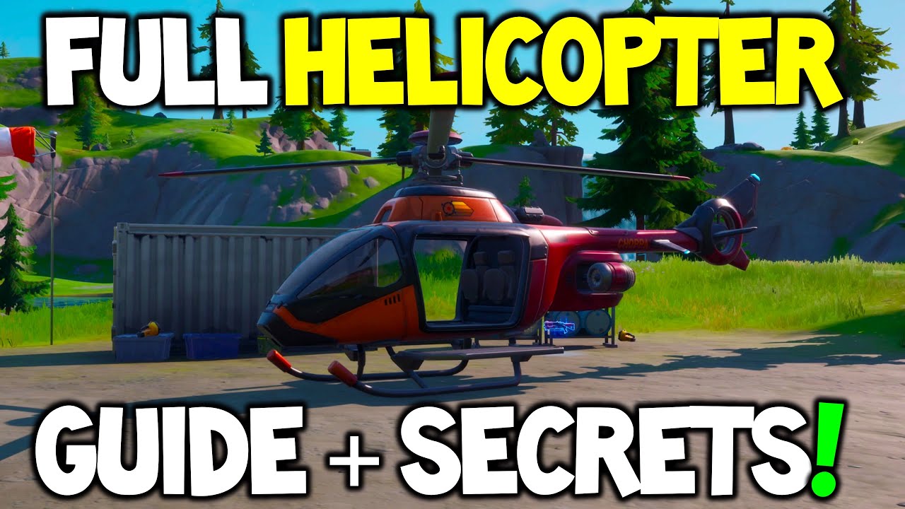 How to Get Fortnite HELICOPTERs Everytime! SECRET Tips! - How to Find ...
