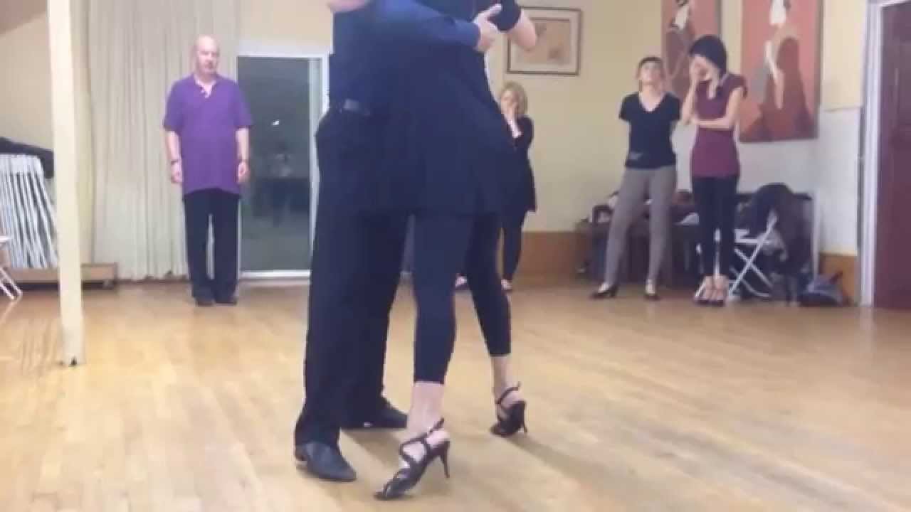 Tango Salon 101 Review Week 2: Back Crosses - YouTube