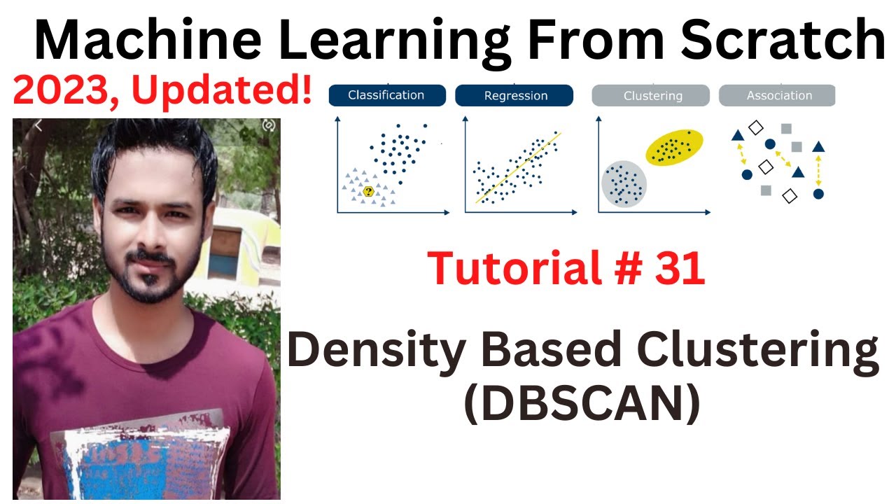 Tutorial 31 Density Based Clustering Dbscan Theory 1density Based Clustering In Machine