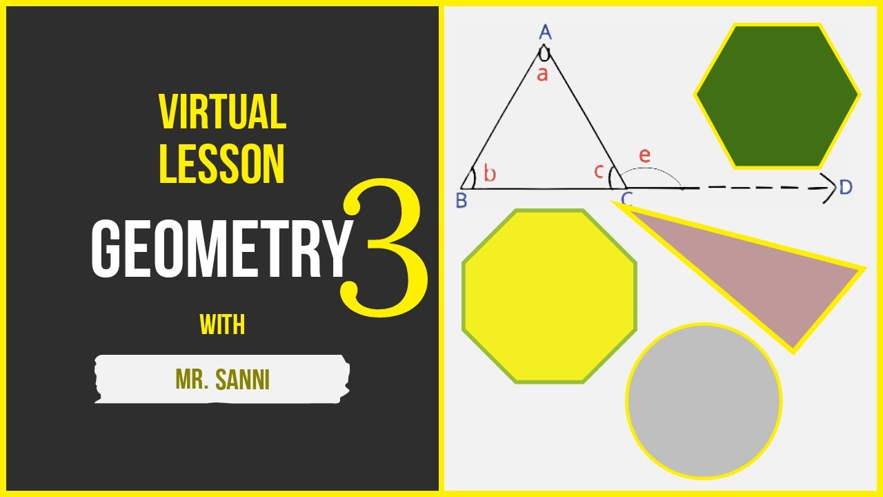 Sum of the interior angles of convex Polygon | Geometry | High School ...