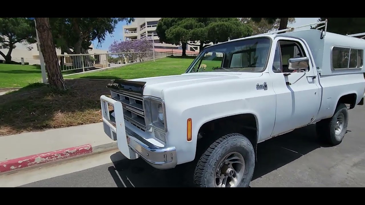 For Sale 1975 GMC 4x4 original short bed Chevy K10 GMC K15 - YouTube