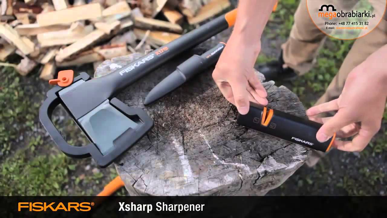 Ostrzałka Xsharp Fiskars 120740 - YouTube