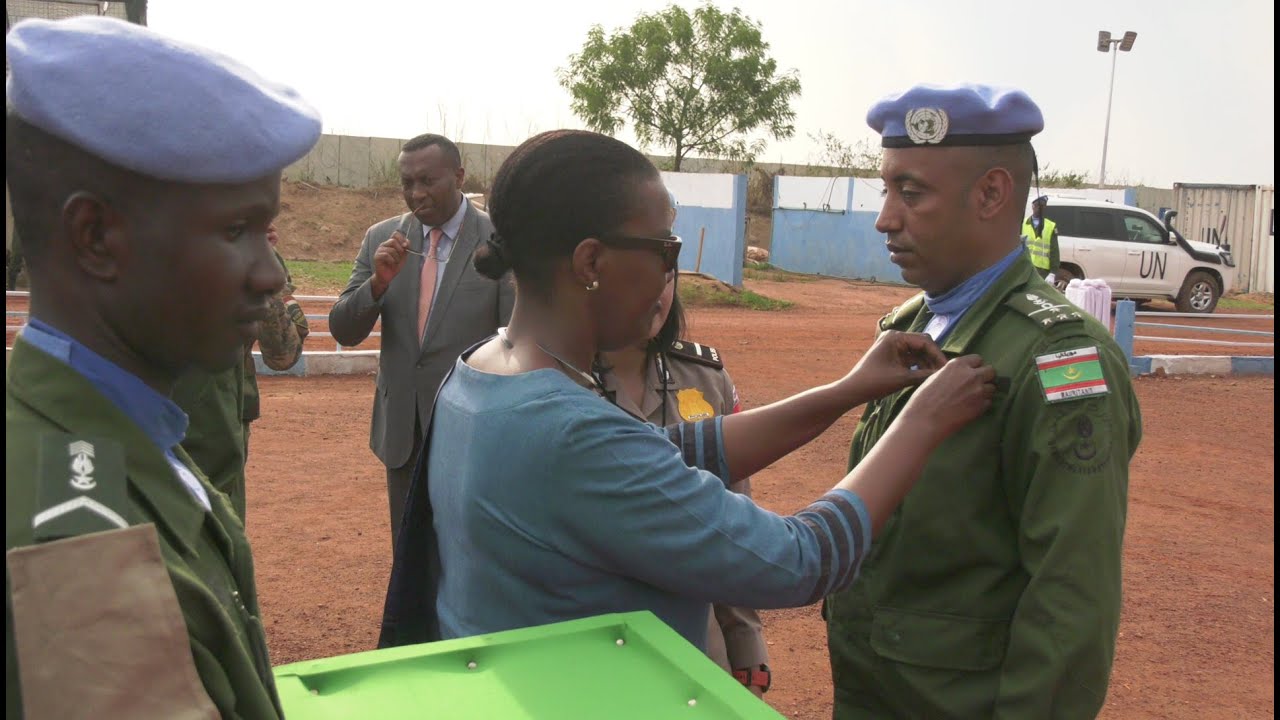 La reconnaissance de la MINUSCA à l’égard de l’Unité mauritanienne de ...