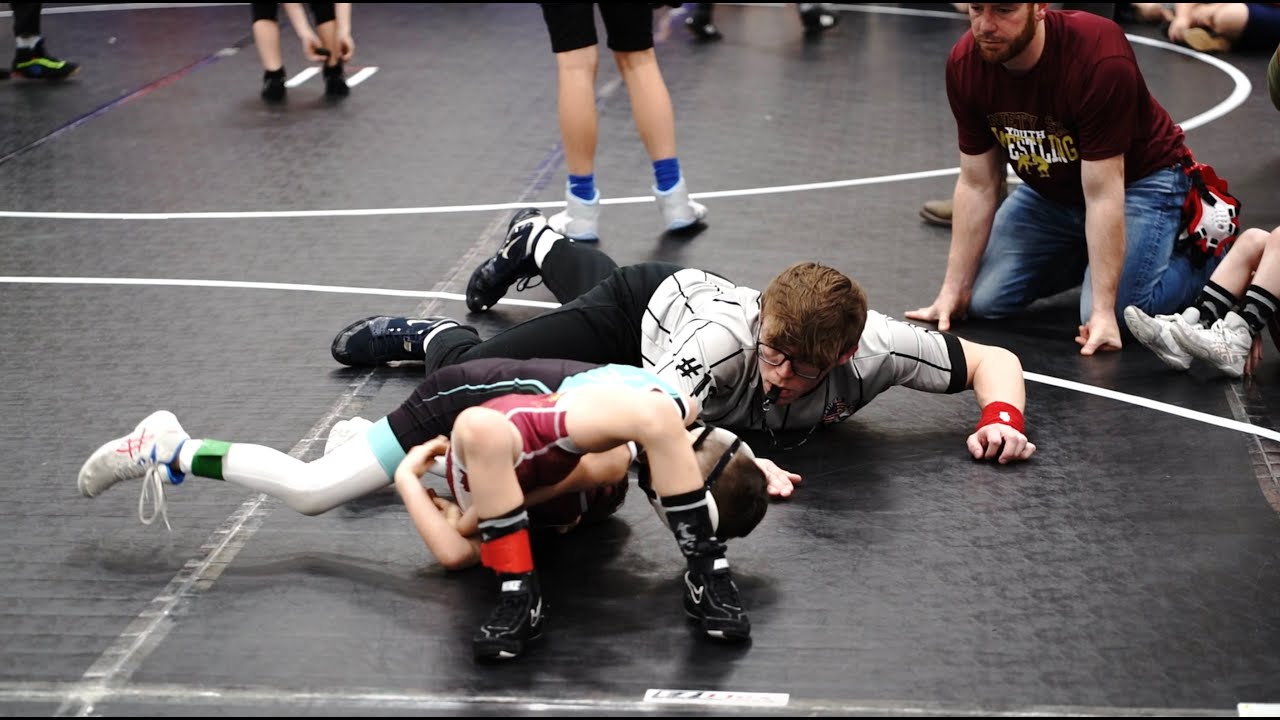 🔥 Jesse Sharp vs Grey McIntosh - 8U 43/46 lbs - Wrestling Match 🤼‍♂️🔥 ...
