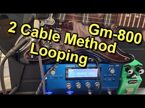 Boss GM-800 Two Cable Method Looping Tutorial - YouTube
