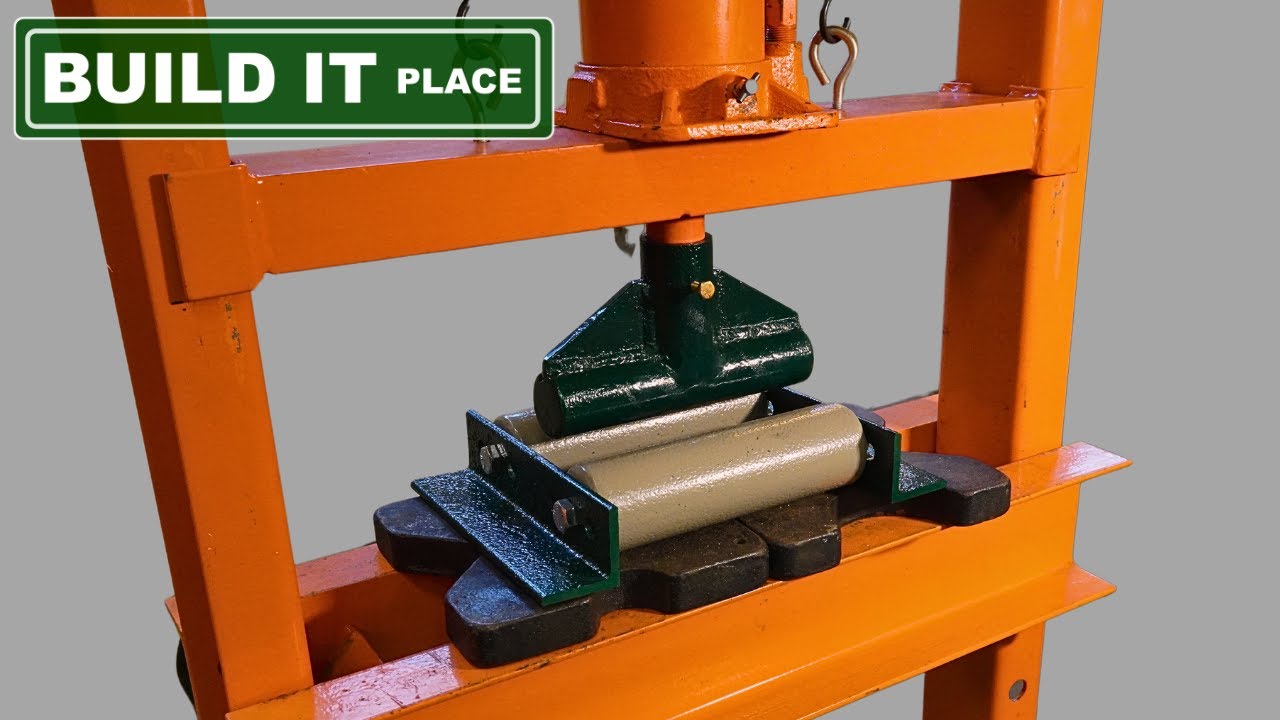 Building a Shop Press Bender Attachment from Scratch - YouTube