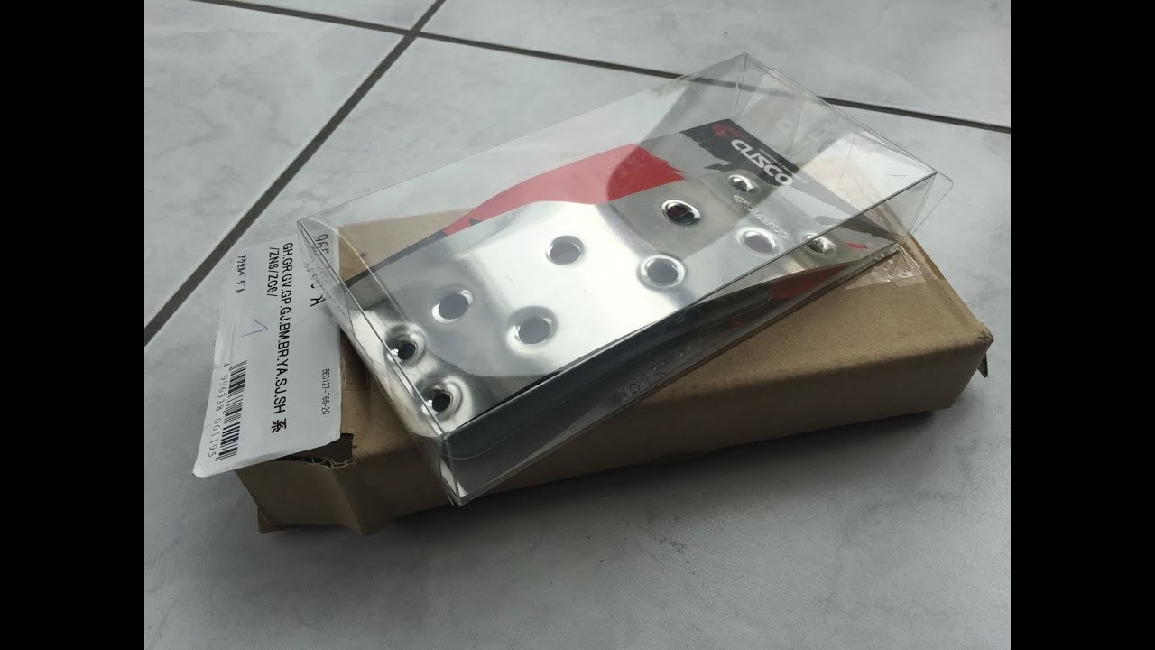 Cusco Sport Accelerator Pedal - for easier heal & toe downshifts - YouTube