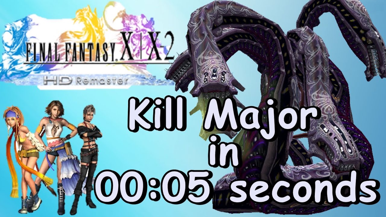 Final Fantasy X-2 HD Remaster - Kill Major Numerus in 00:05 seconds ...
