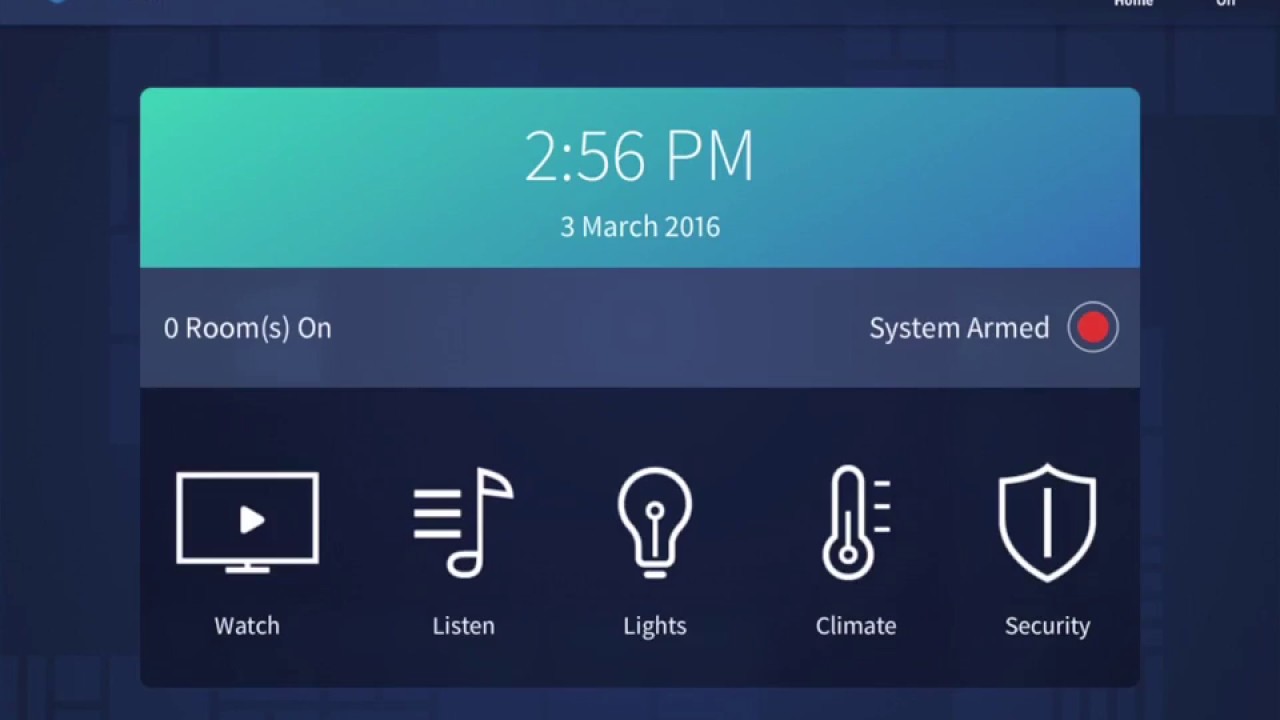 Crescendo 2.0 iPad - Free open-source Crestron software - YouTube