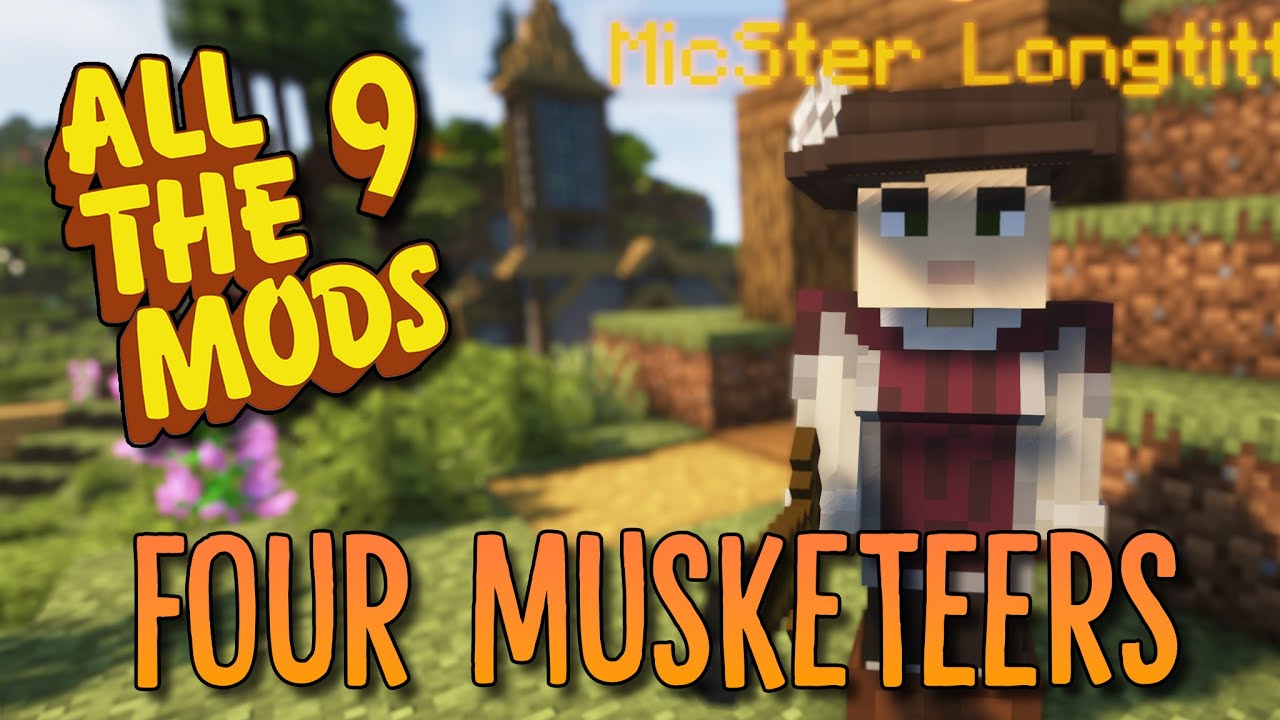 Minecraft All The Mods 9 - #10 Minecolonies Guards, Towers, Houses and ...